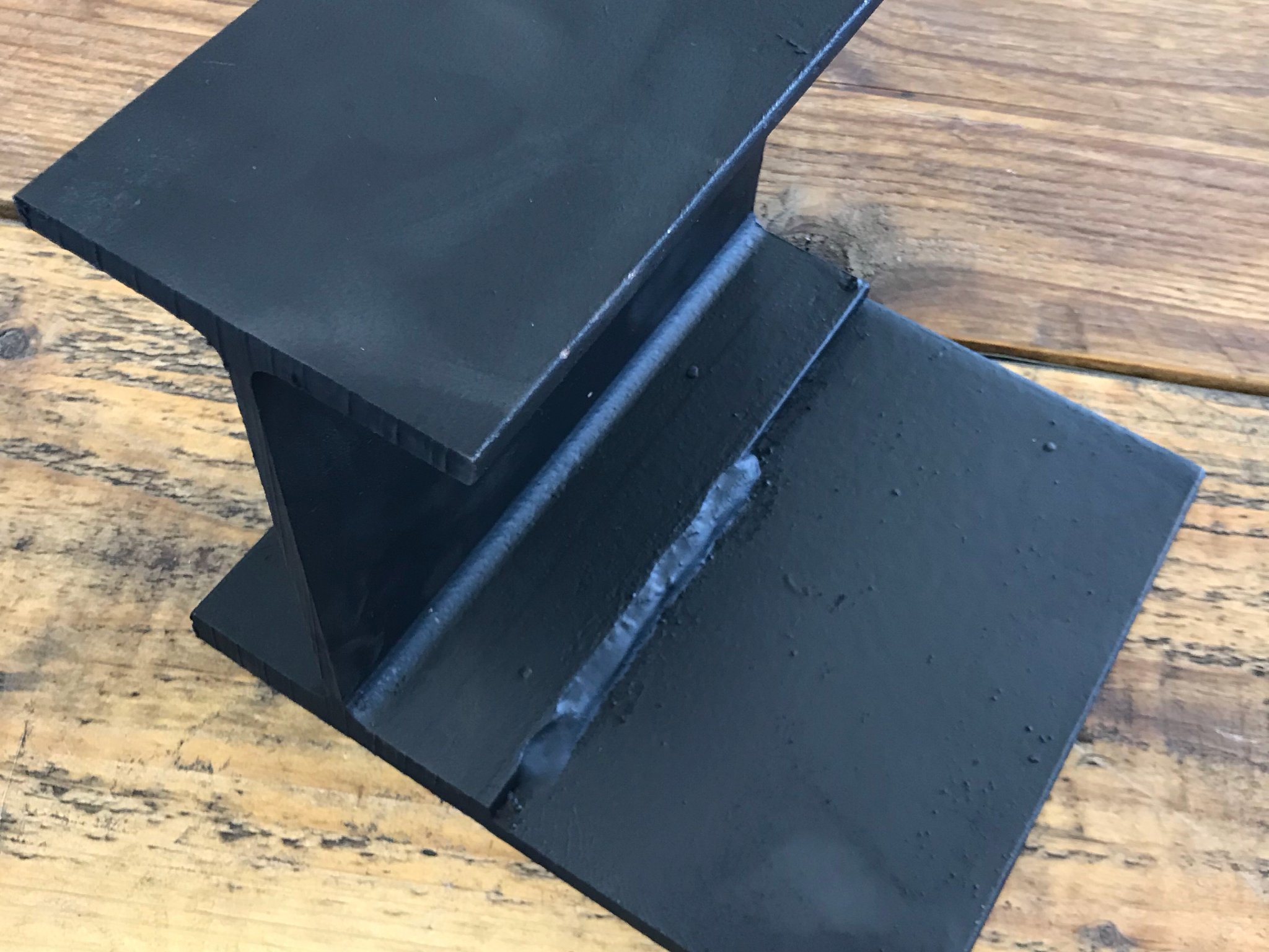 Fabrication :: Beams With Plate Welded Under :: 203 x 102 x 23 UB ...